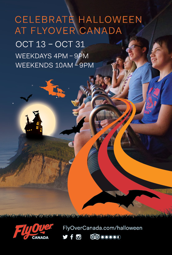 Celebrate Halloween at FlyOver Canada – GIVEAWAY - My VanCity