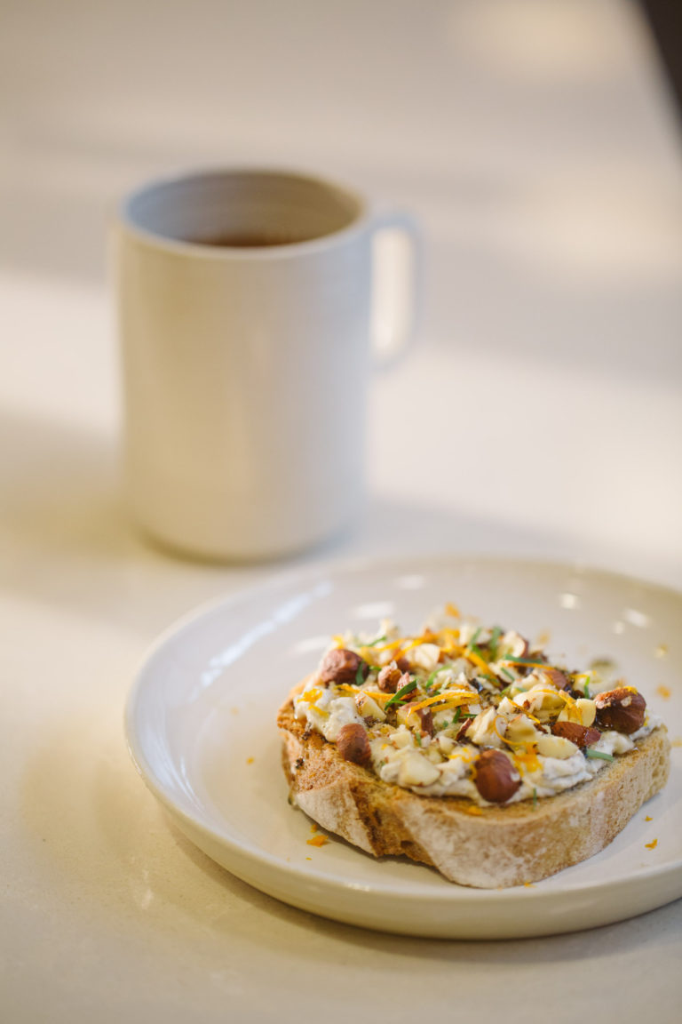 #TasteofThursday Truffled Ricotta & Hazelnut Toast - My VanCity