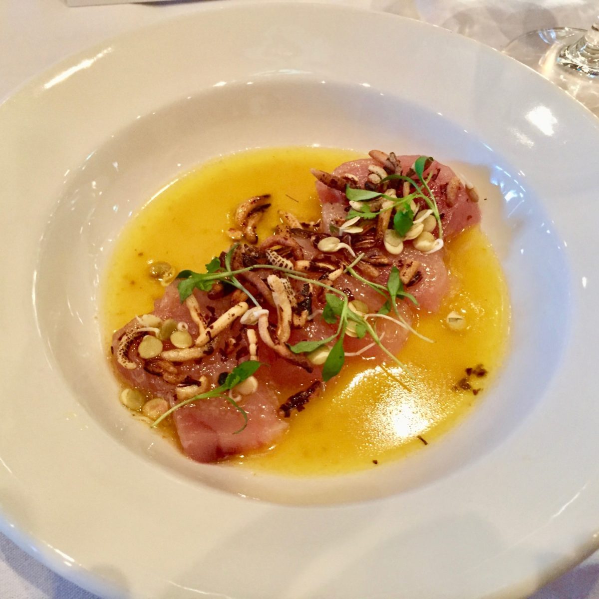 #TasteofThursday Chefs Jackson and DeSouza Table-Side Tuna Ceviche ...