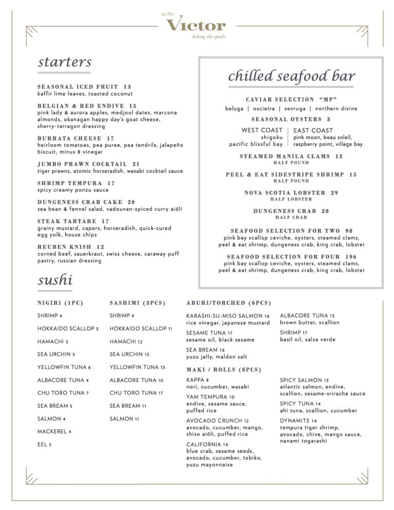 The Victor Launches An Exciting New Brunch Experience! - My VanCity