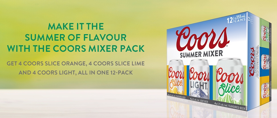Get ready for the Long Weekend with Coors Slice - My VanCity