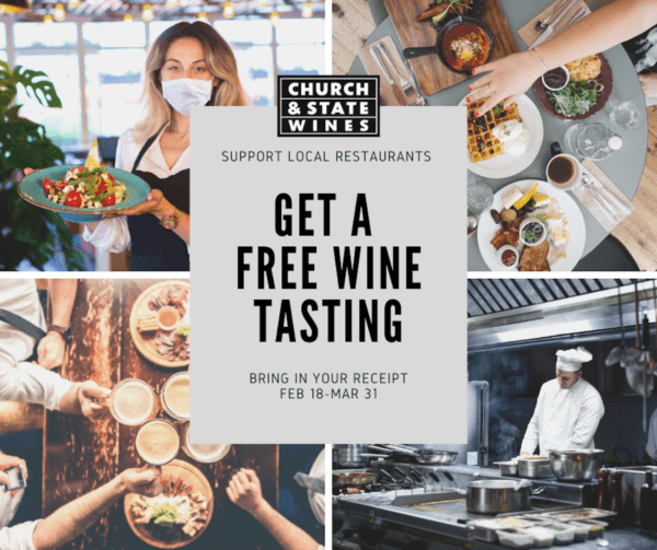 Church and State Wines announce their “Restaurant Support Campaign ...