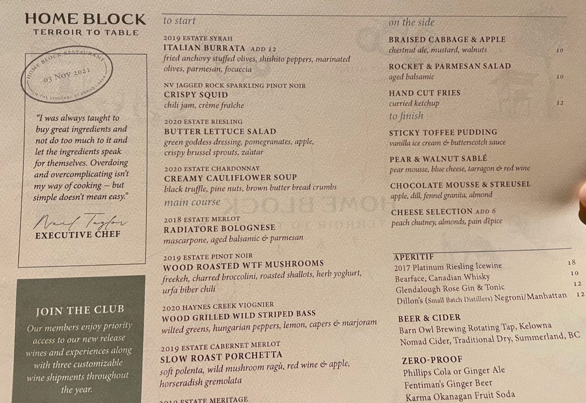 Home Block Restaurant at CedarCreek - My VanCity