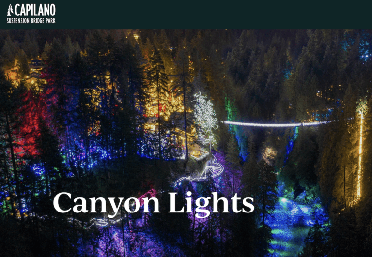 Capilano Suspension Bridge Park sparkles for the holidays - My VanCity